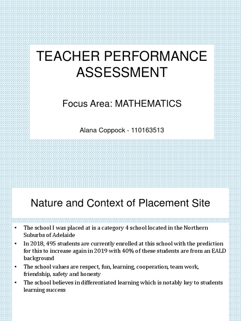 Tpa Presentation | PDF | Educational Assessment | Angle