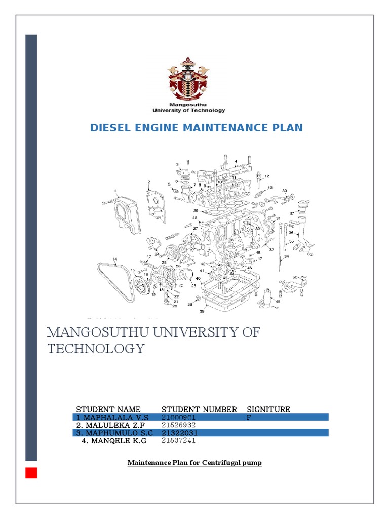 Maintenance Plan FINAL3.docx33333333 | PDF | Internal Combustion Engine ...