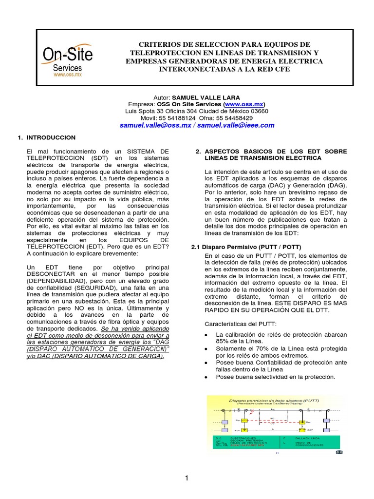 Equipos de Teleprotección y IEC 60834-1 | PDF | Vatio | Transmisión de ...