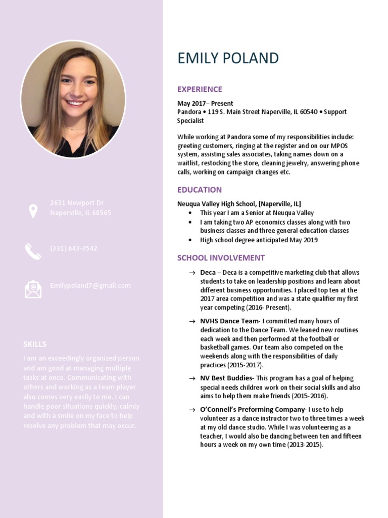Emily Poland Resume | PDF | Change | Behavior Modification