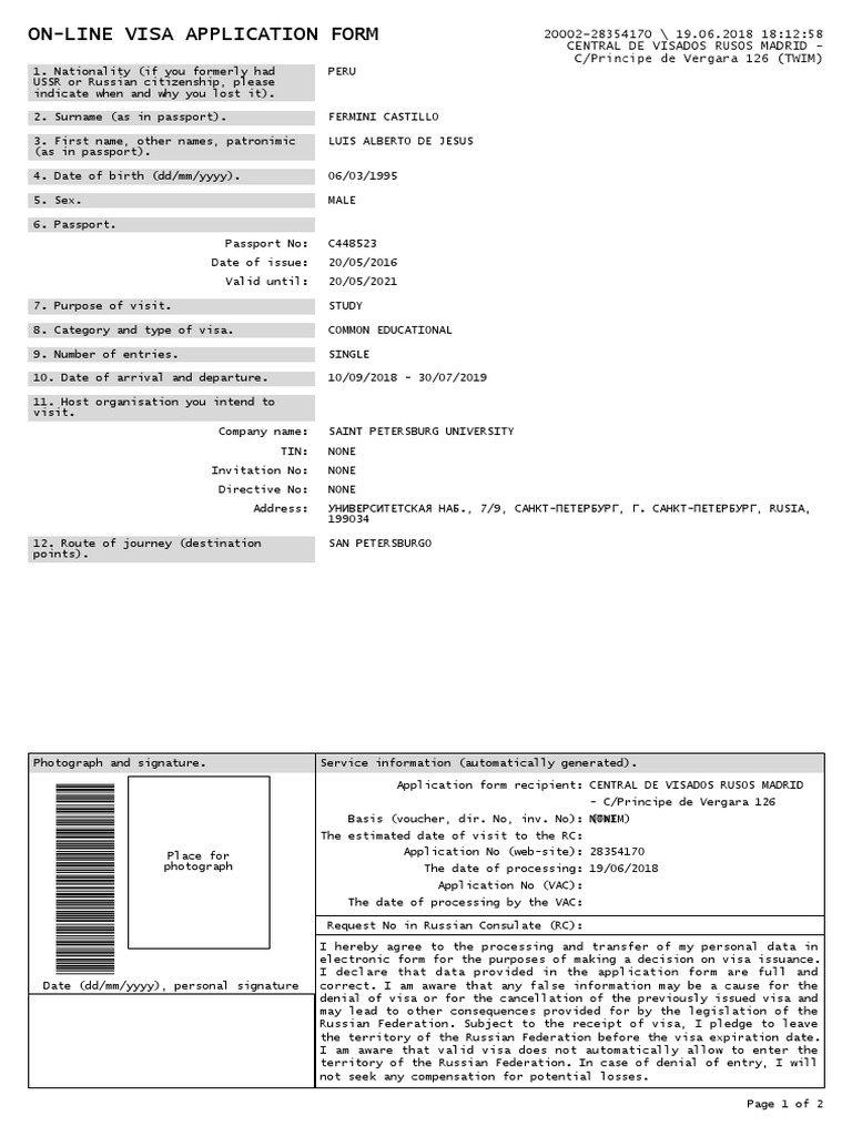 Visa | PDF | Travel Visa | Passport