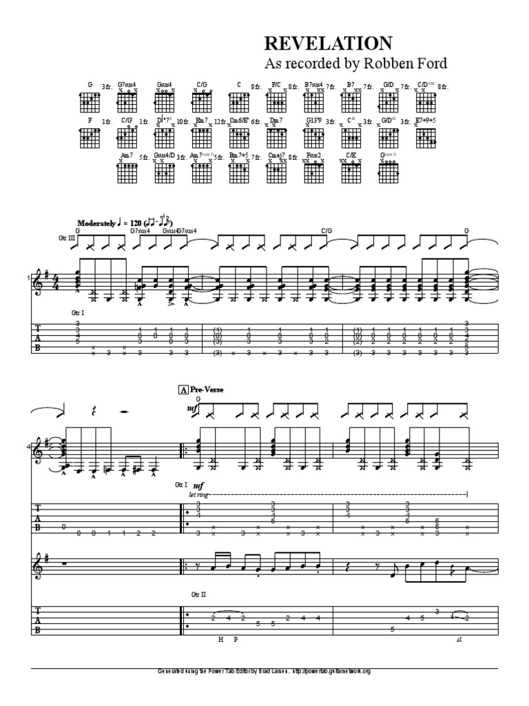 Robben Ford - Revelation PDF | PDF