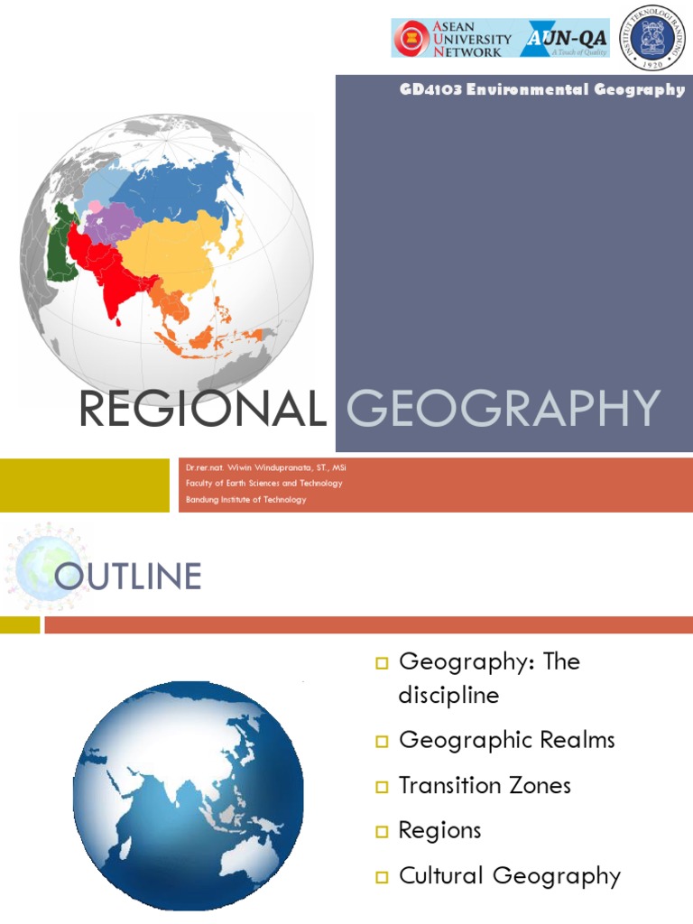 Regional Geography: An Introduction to Geographic Realms, Regions, and ...