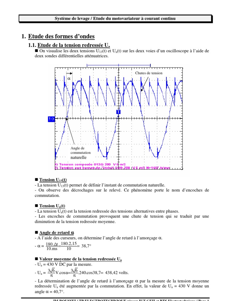 Correction Tplevage-Electronique de Puissance | PDF | Courant continu haute tension | Redresseur