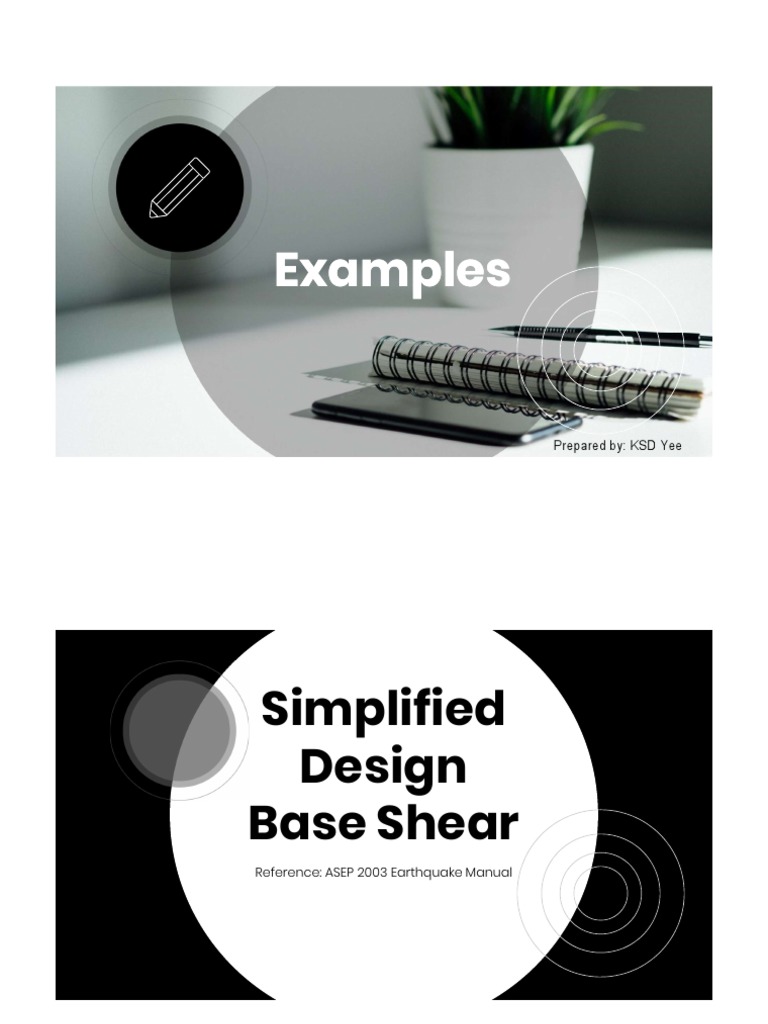 Simplified design base shear example | PDF | Beam (Structure) | Civil ...