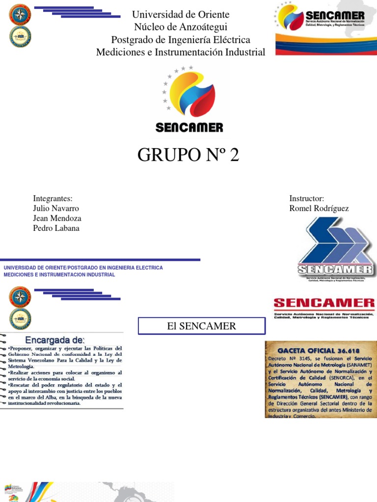 Presentacion Sencamer | PDF