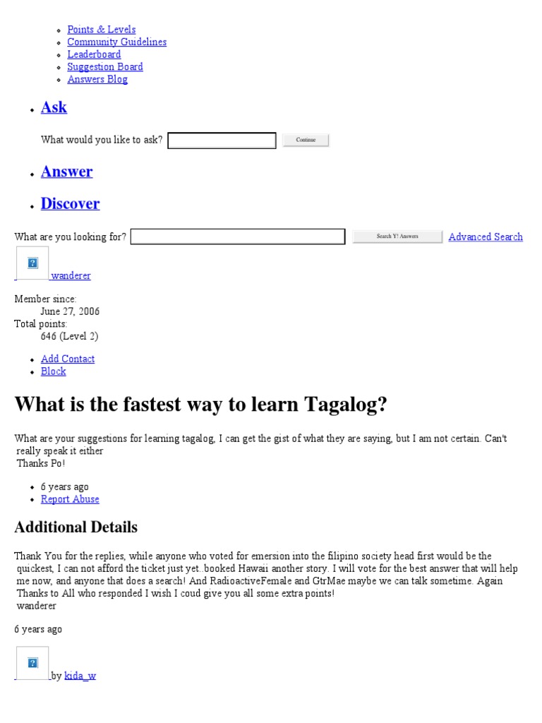 Tagalog Language Files | Tagalog Language | Stress (Linguistics)