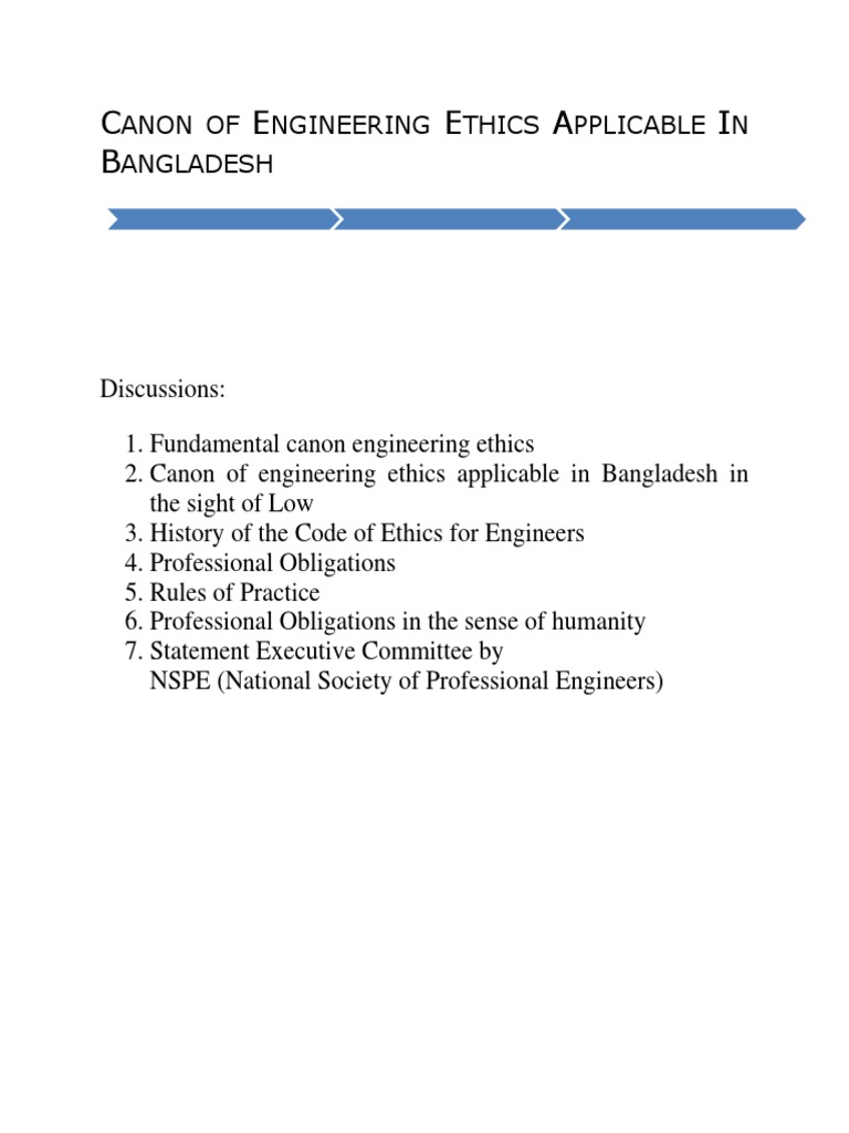 History of The Code of Ethics For Engineers | PDF | Engineer | Profession