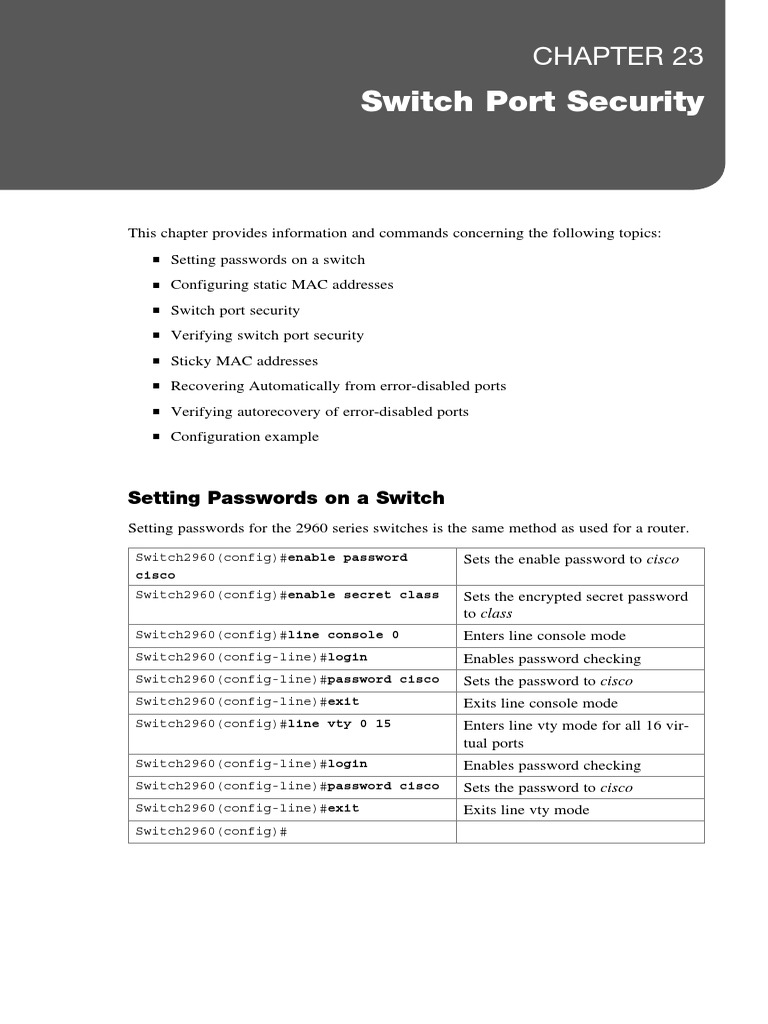 ICND1 CH - 7 | PDF | I Pv6 | Transmission Control Protocol