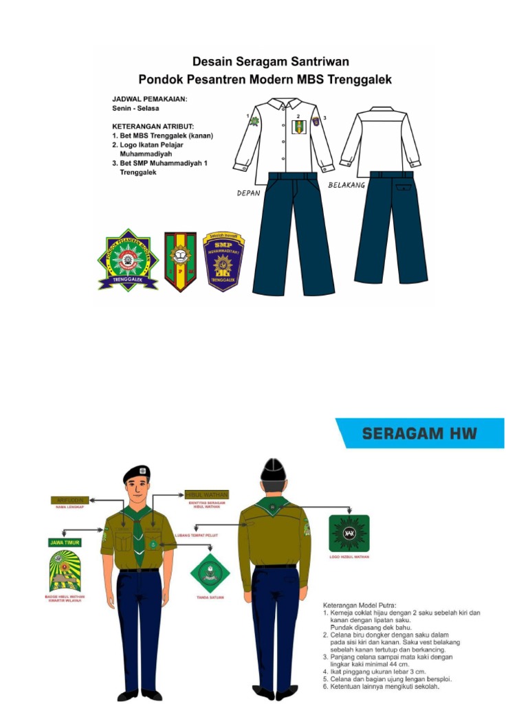 Desain Seragam Putra | PDF