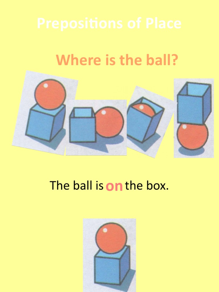 Understanding Prepositions of Place | PDF | Language Arts & Discipline