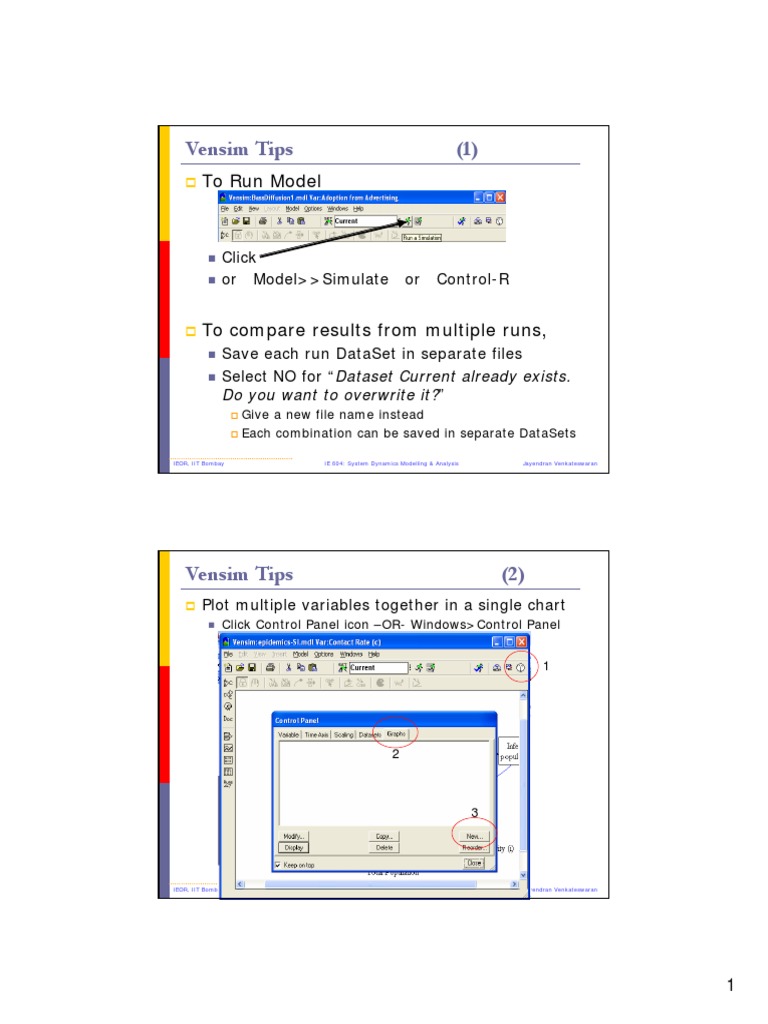 Vensim Tips (1) : To Run Model | PDF
