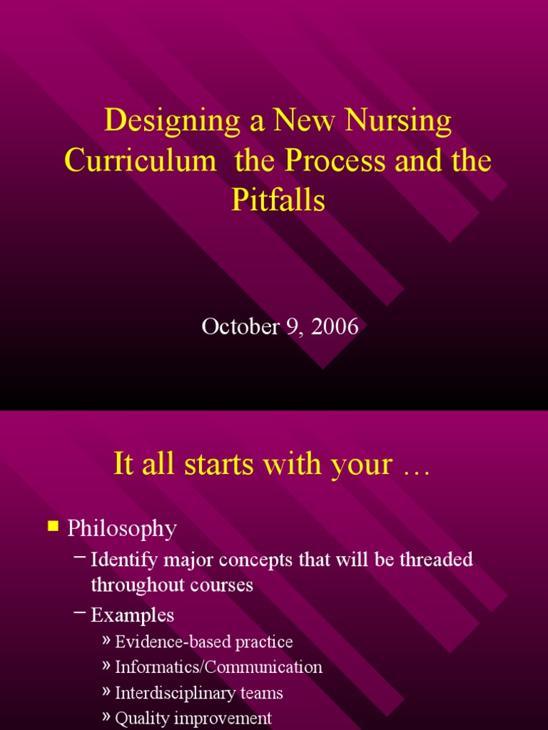 Nursing Curriculum Development | PDF | Nursing | Educational Assessment