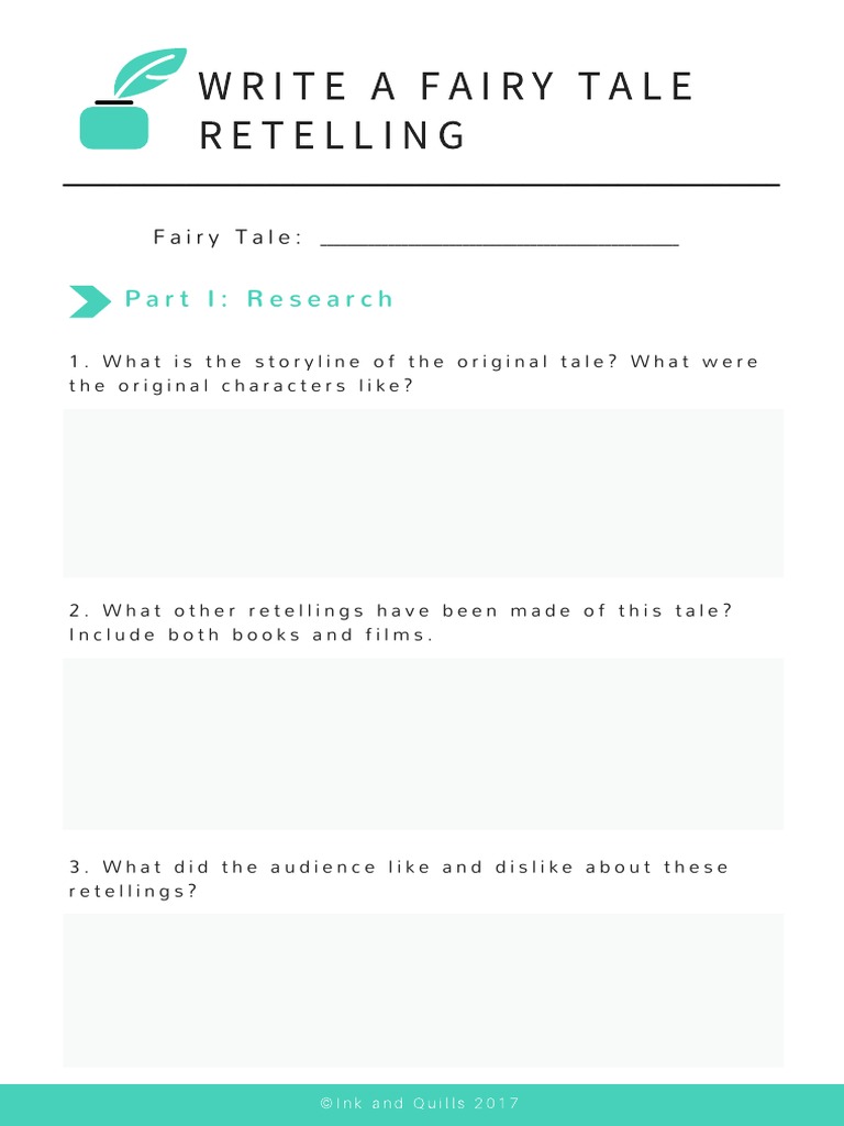 Write A Fairy Tale Retelling PDF | PDF