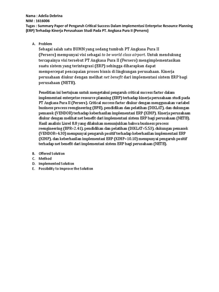 Summary Jurnal | PDF
