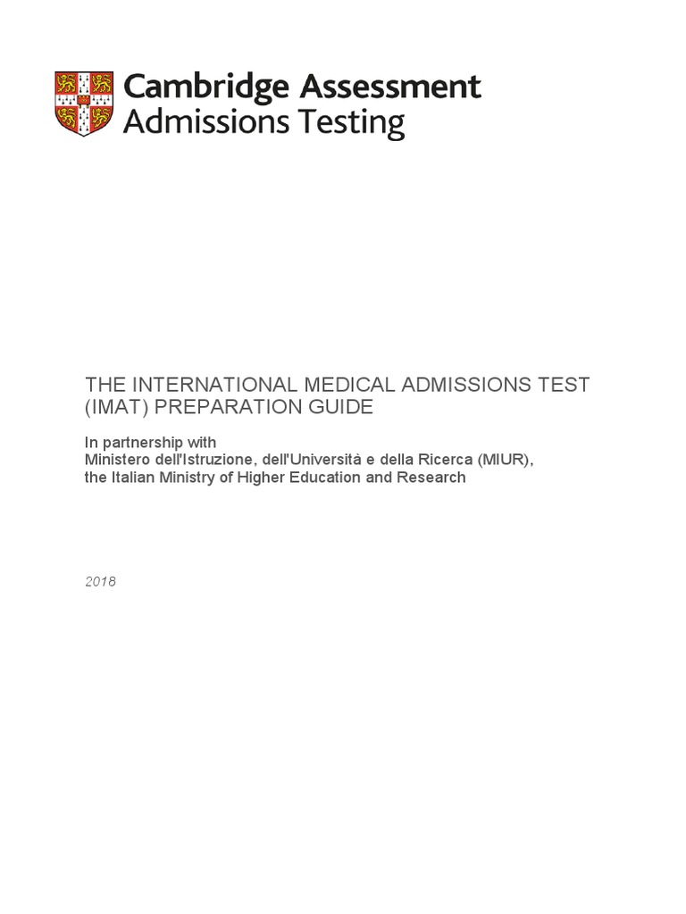 Imat Preparation Guide PDF | PDF | Argument | Test (Assessment)