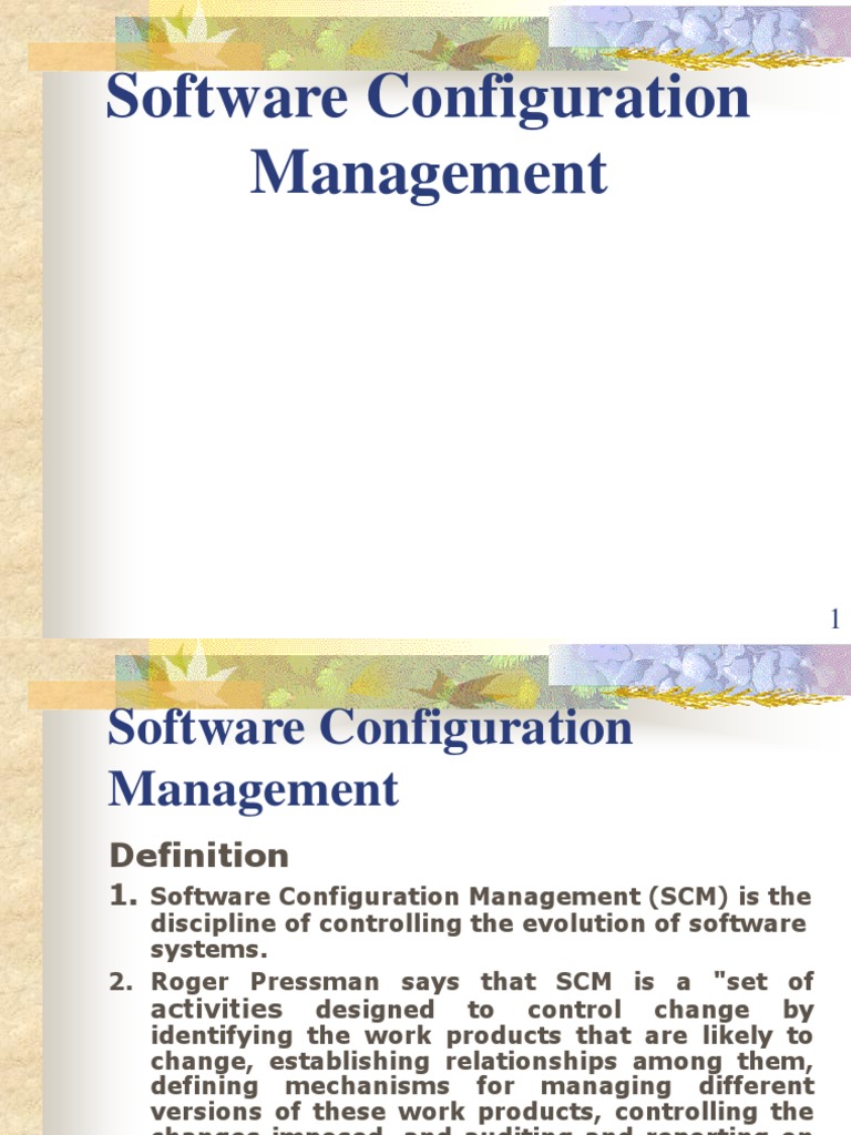 SCM | PDF | Version Control | Audit