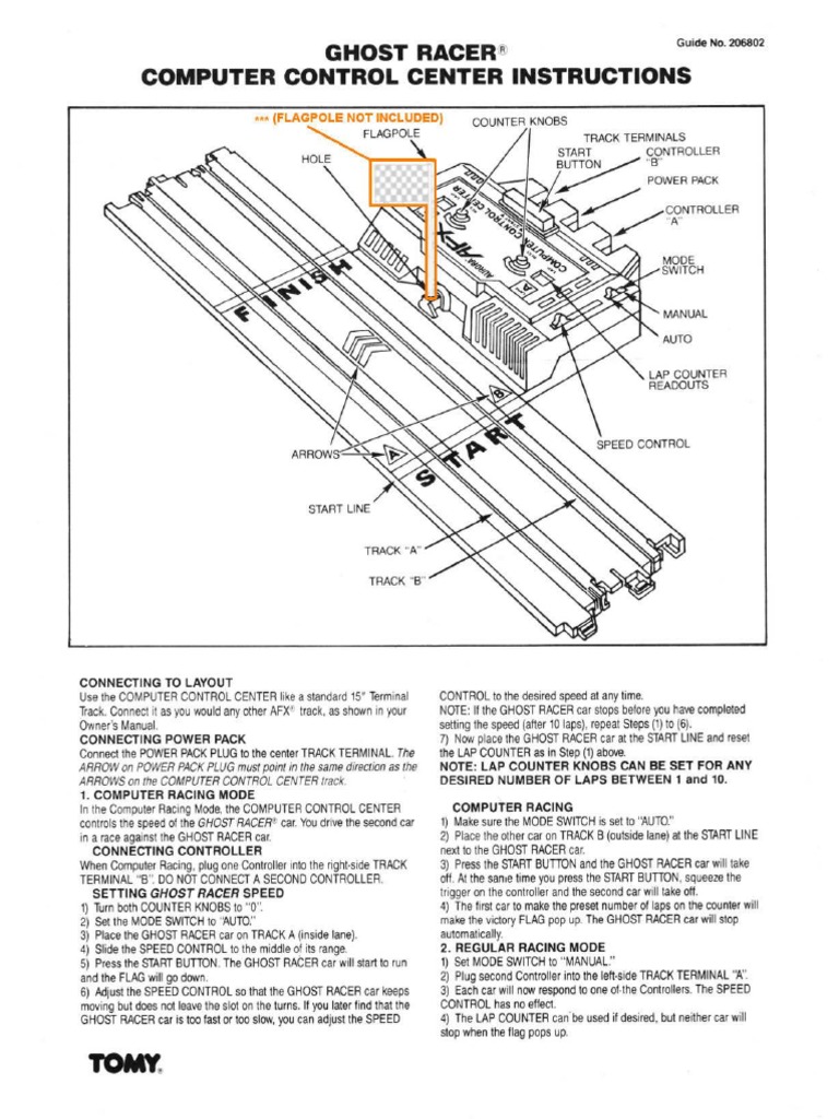 AFX Ghost Racer 8607 Instructions | PDF
