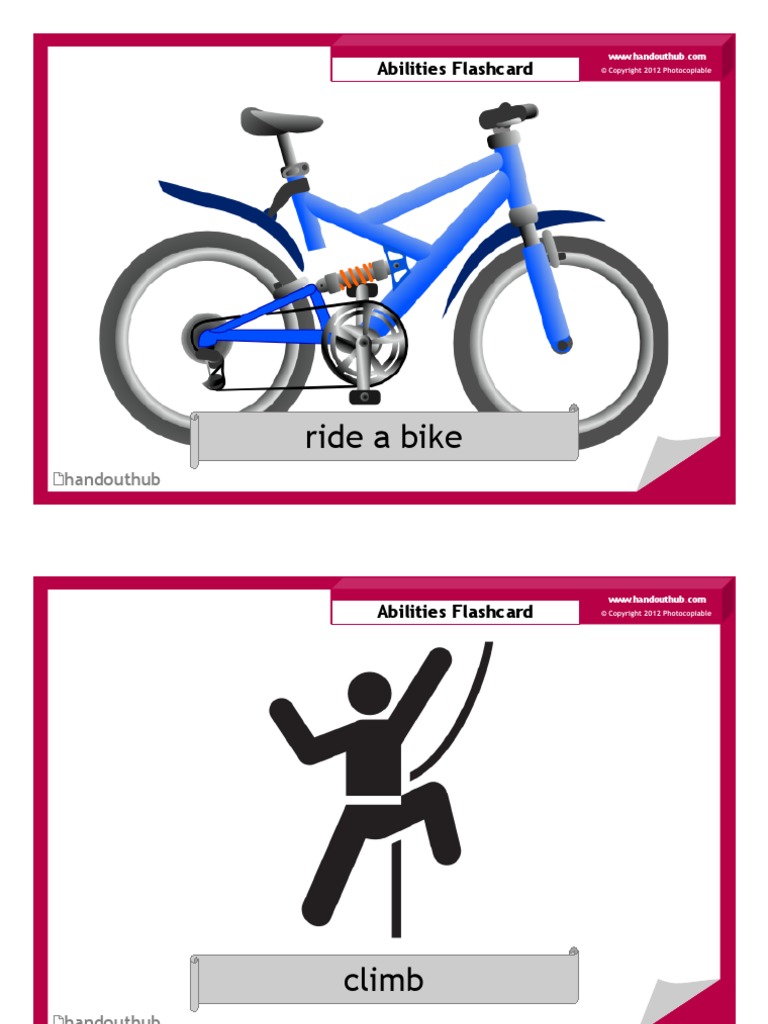 Kids Abilities L Flashcards | PDF