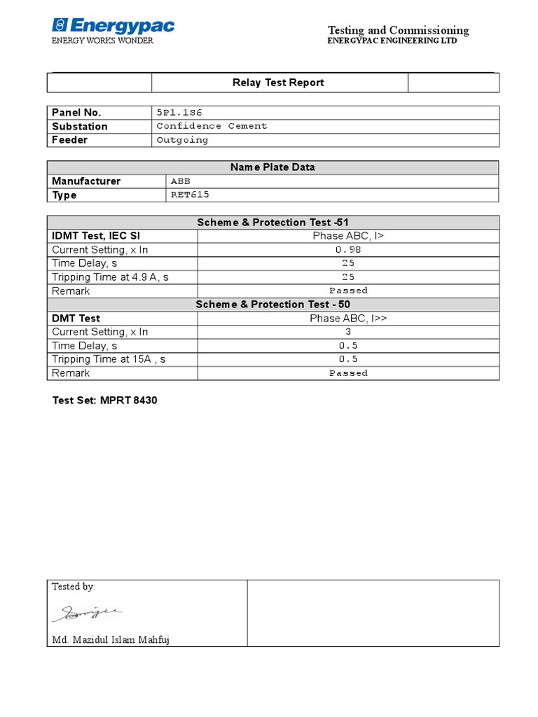 Confidence Cement Test Report | PDF | Science & Mathematics | Computers