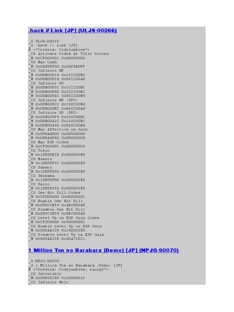 CW Cheat Symbol List | PDF | Leisure | Sports