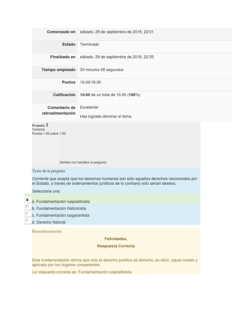 Examen 1 CNDH Moduo 1 | PDF | Derechos humanos | Derechos