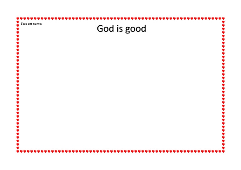 God Is Good | PDF