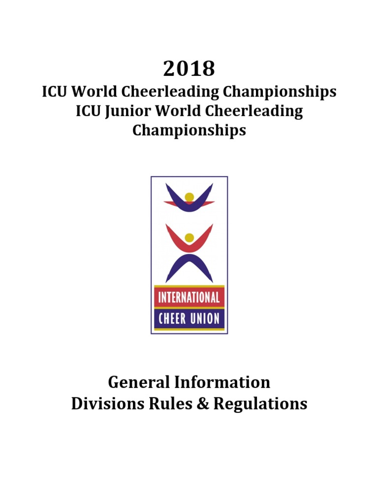 ICU WCC Rules 2018 PDF | PDF | Cheerleading | Sports
