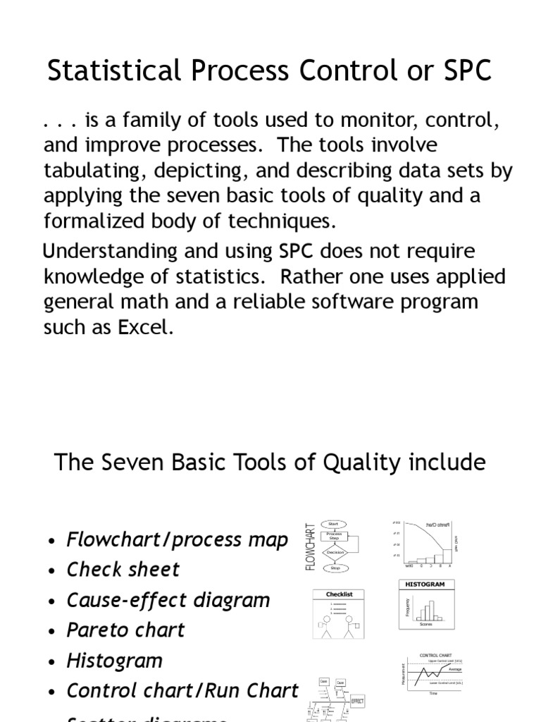 SPC: Quality Tools and Control Charts | PDF | Standard Deviation ...