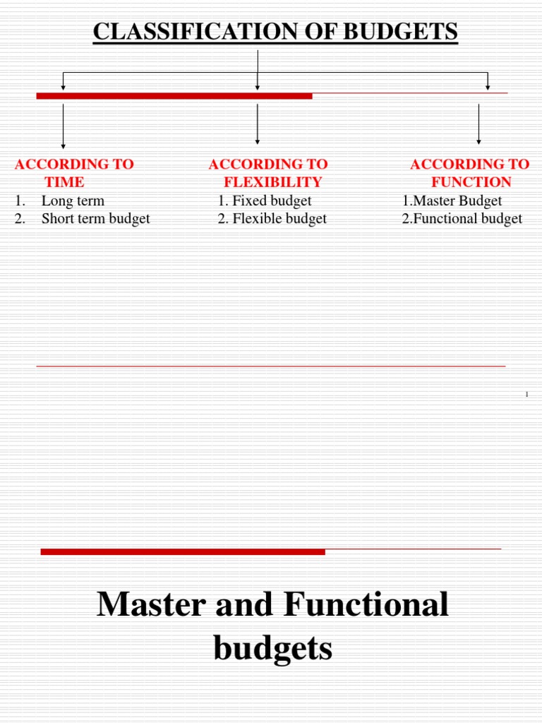 Classification of Budgets | PDF | Budget | Economies