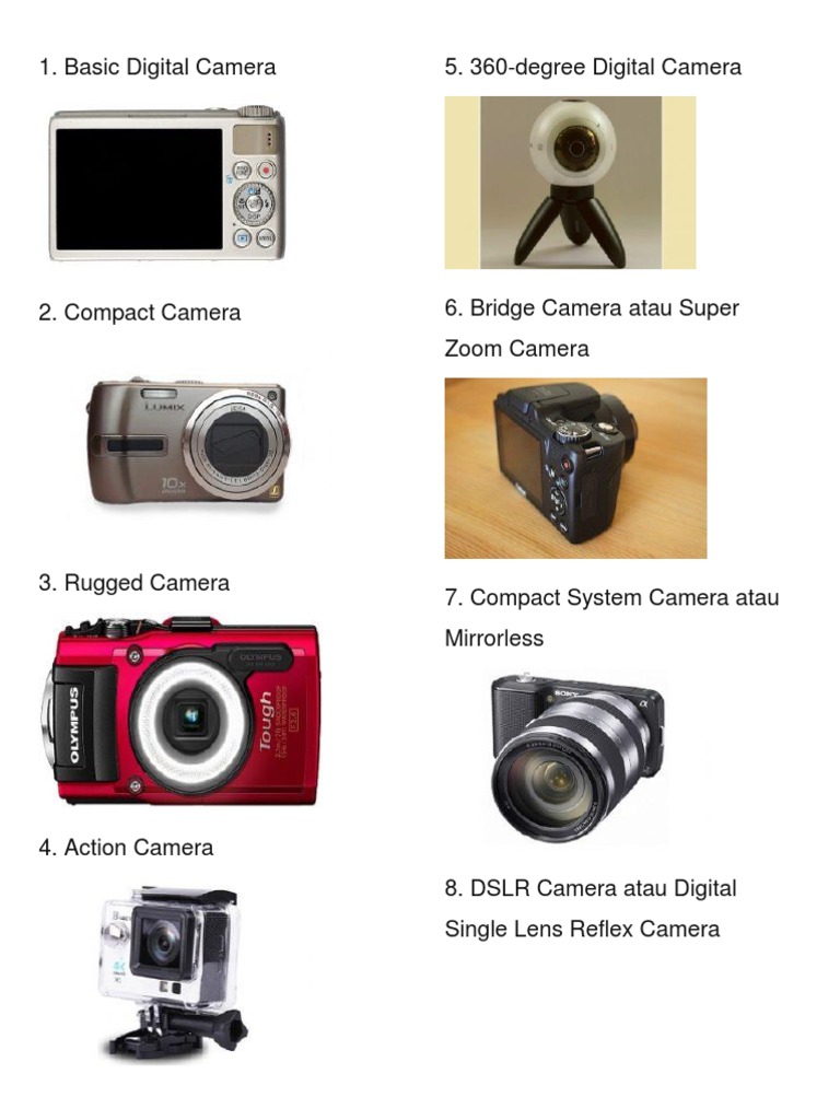 Basic Digital Camera 5. 360-Degree Digital Camera | PDF
