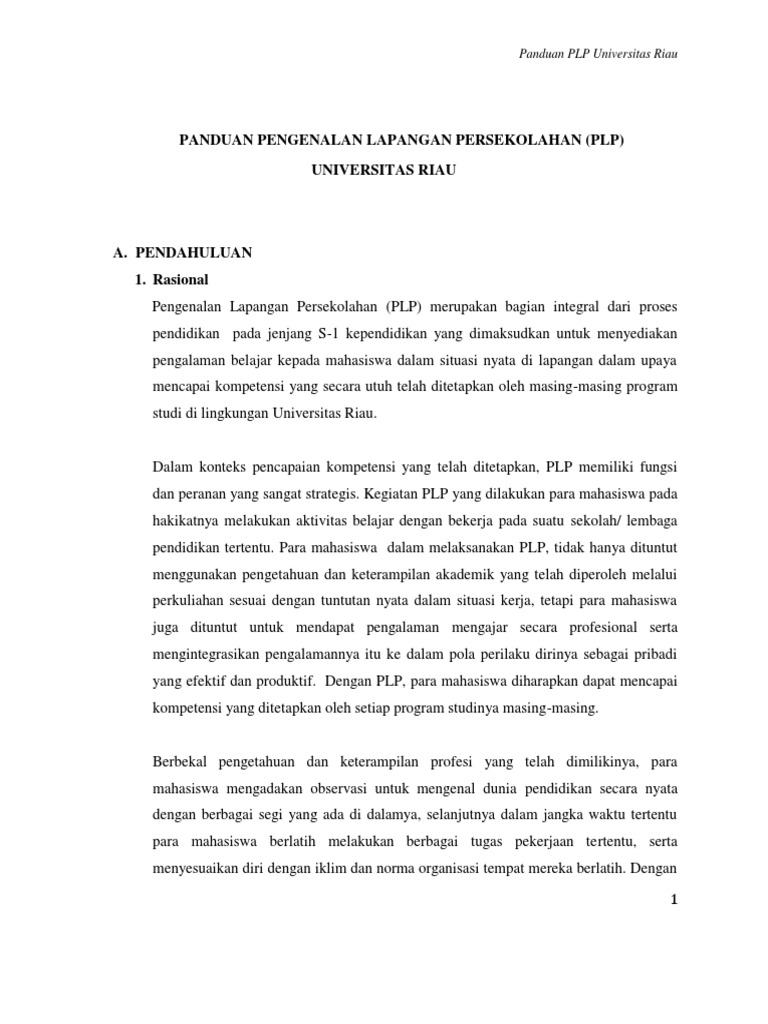 Buku Panduan PLP PDF | PDF