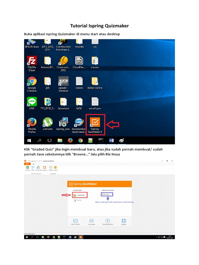 Tutorial Ispring Quizmaker | PDF