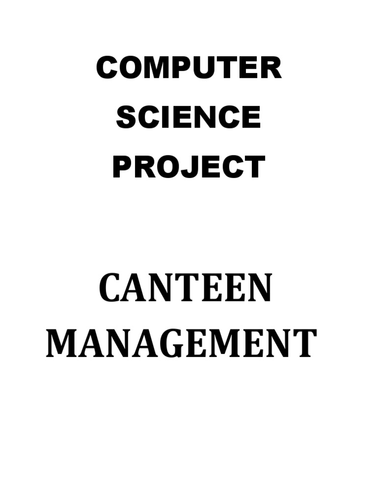 Canteen Management System: A C++ Program for Managing Products, Orders ...