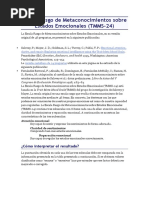 Ficha Tecnica Del TMMS-24 | PDF