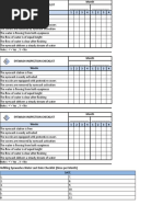 Safety Shower Checklist | PDF