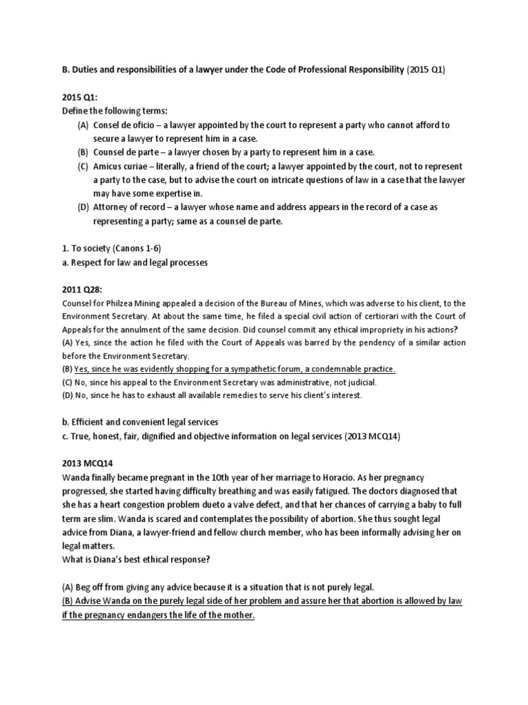 Barops Legal Ethics | PDF | Lawyer | Plea