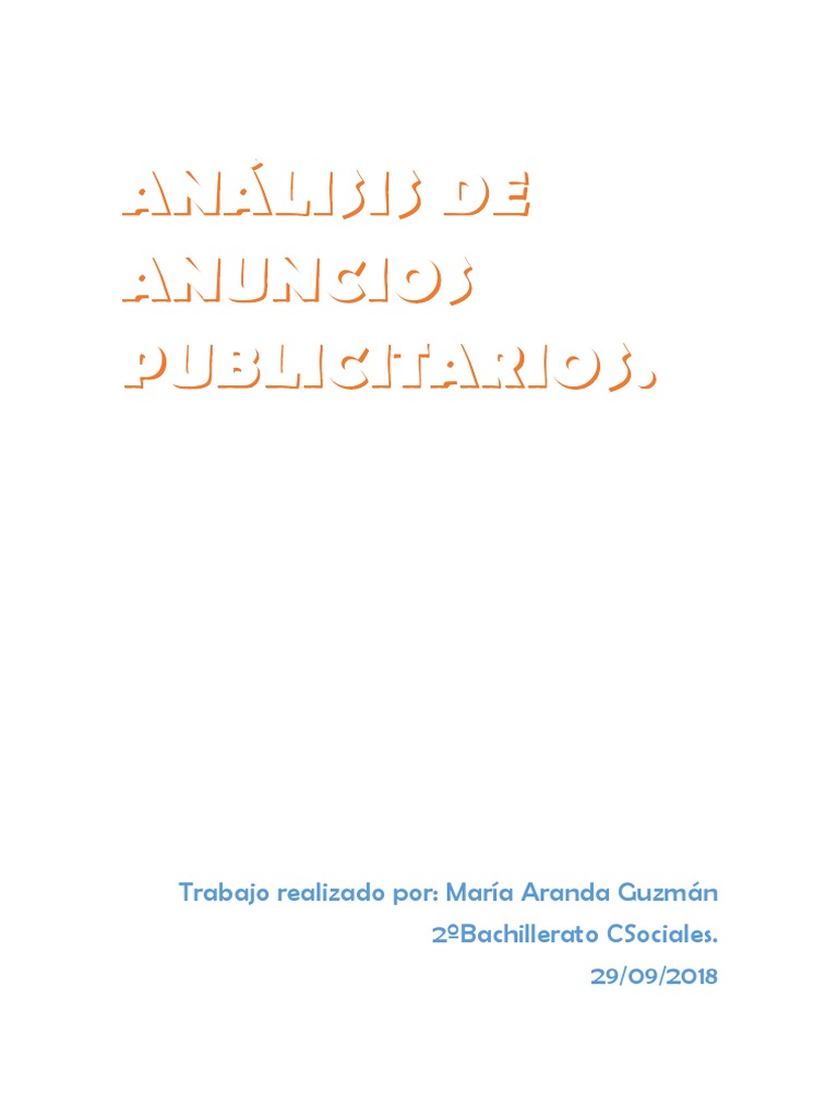 Análisis de Anuncios Publicitarios | PDF | Color | Marca