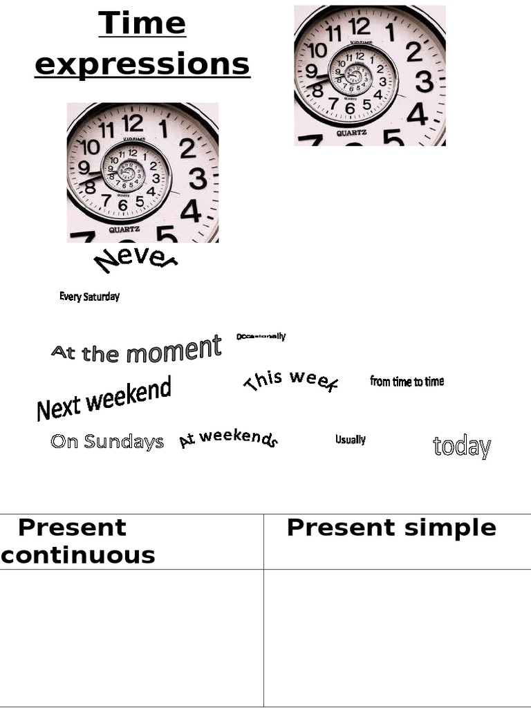 Time Expressions | PDF