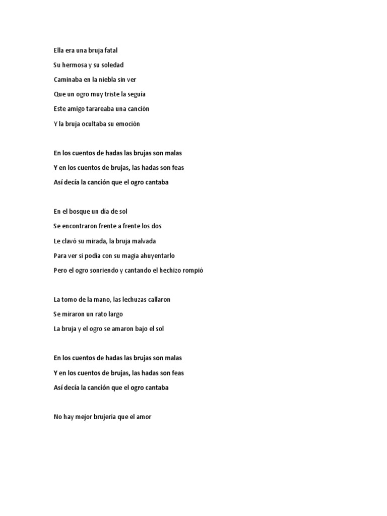 El Ogro y La Bruja (Cuento) | PDF