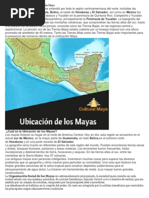 Mayas Ubicacion