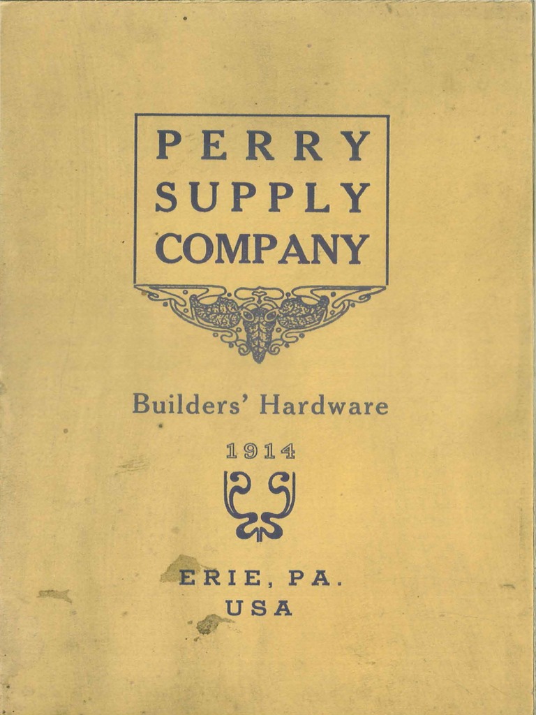 1914, Perry Supply Company PA, US | PDF | Building Materials | Atoms