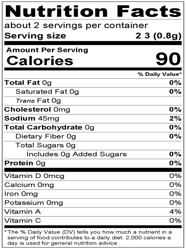 Nutrition Label | PDF | Nutrition Facts Label | Public Health