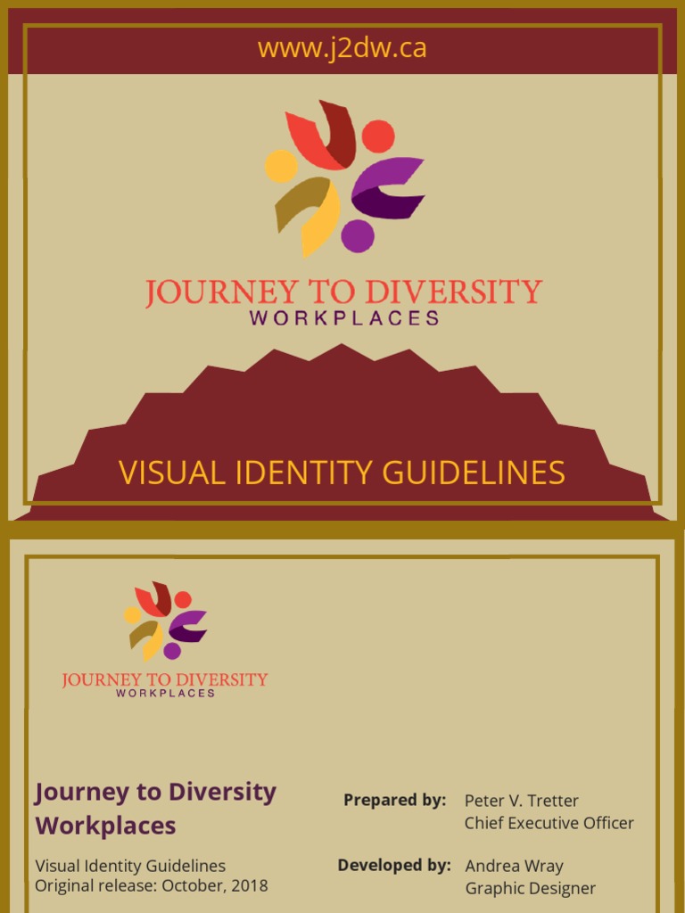 J2DW Visual Identity Guidelines | PDF | Logos | Typefaces