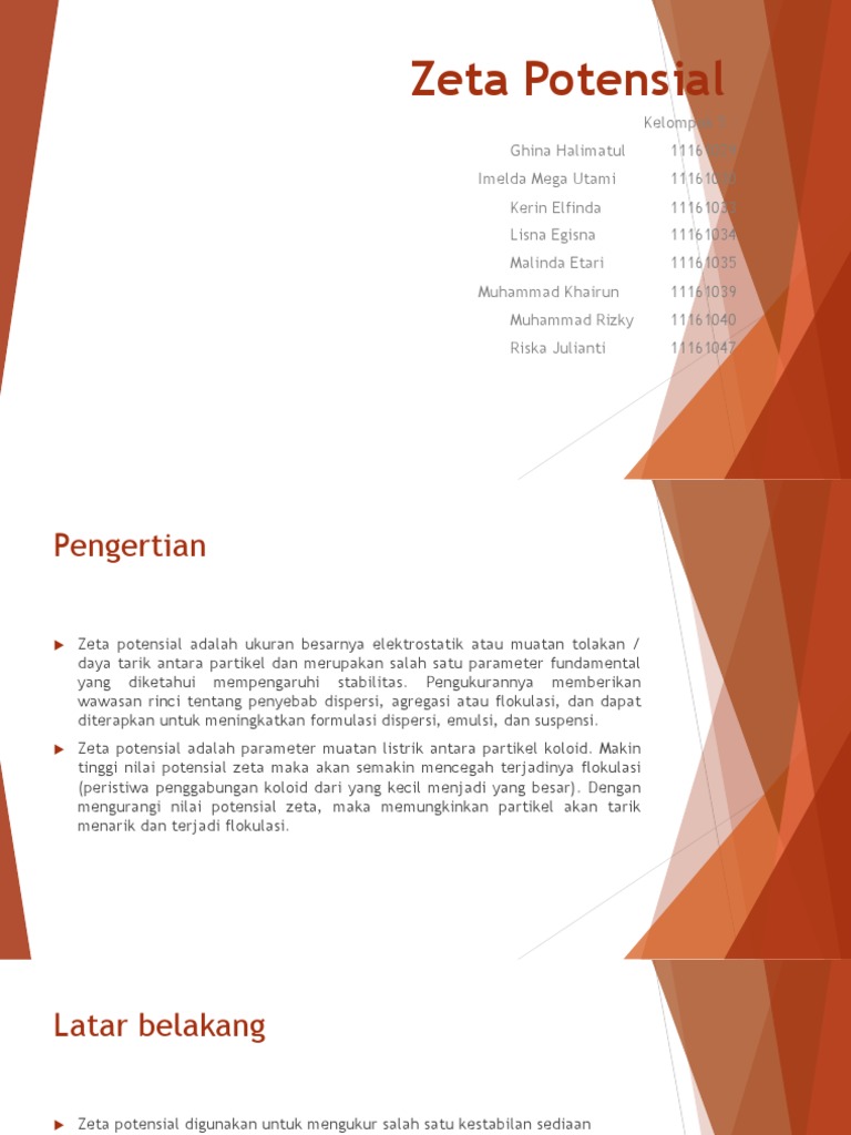 Zeta Potensial | PDF