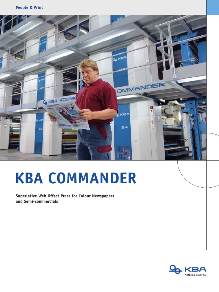 KBA Commander Printing Press | PDF | Distributor | Publishing