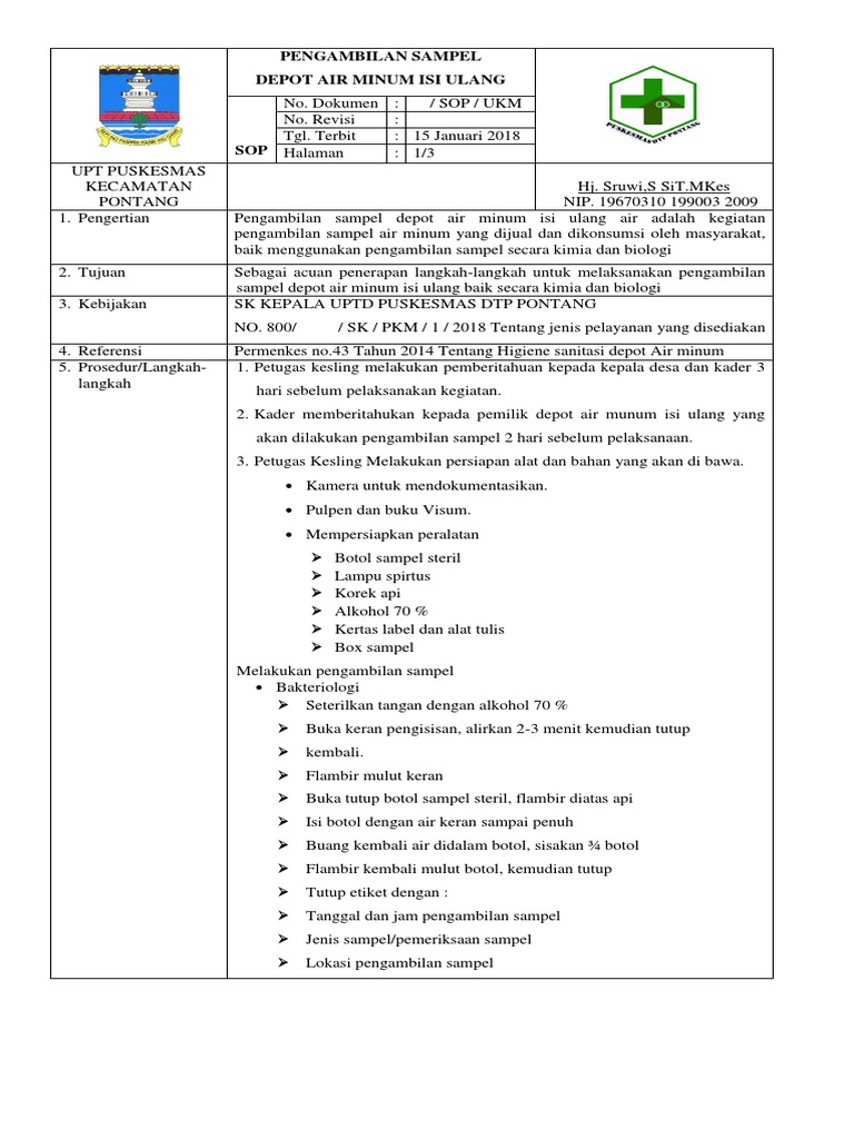 Sop Ikl Damiu | PDF | Sains & Matematika