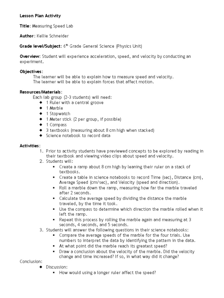 Lesson Plan Activity | PDF | Behaviorism | Experiment
