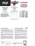 Warning: No Smoking! No Open Flame! While Installing Your Dynojet Kit | PDF | Engine Technology ...