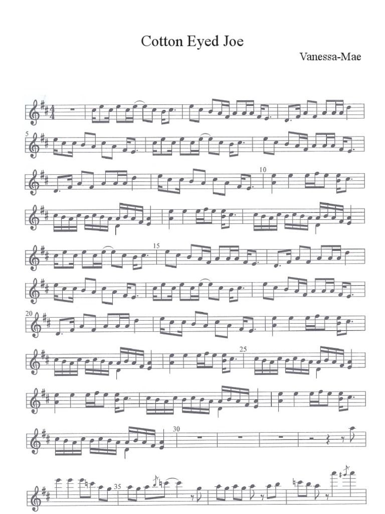 Cotton Eyed Joe | PDF